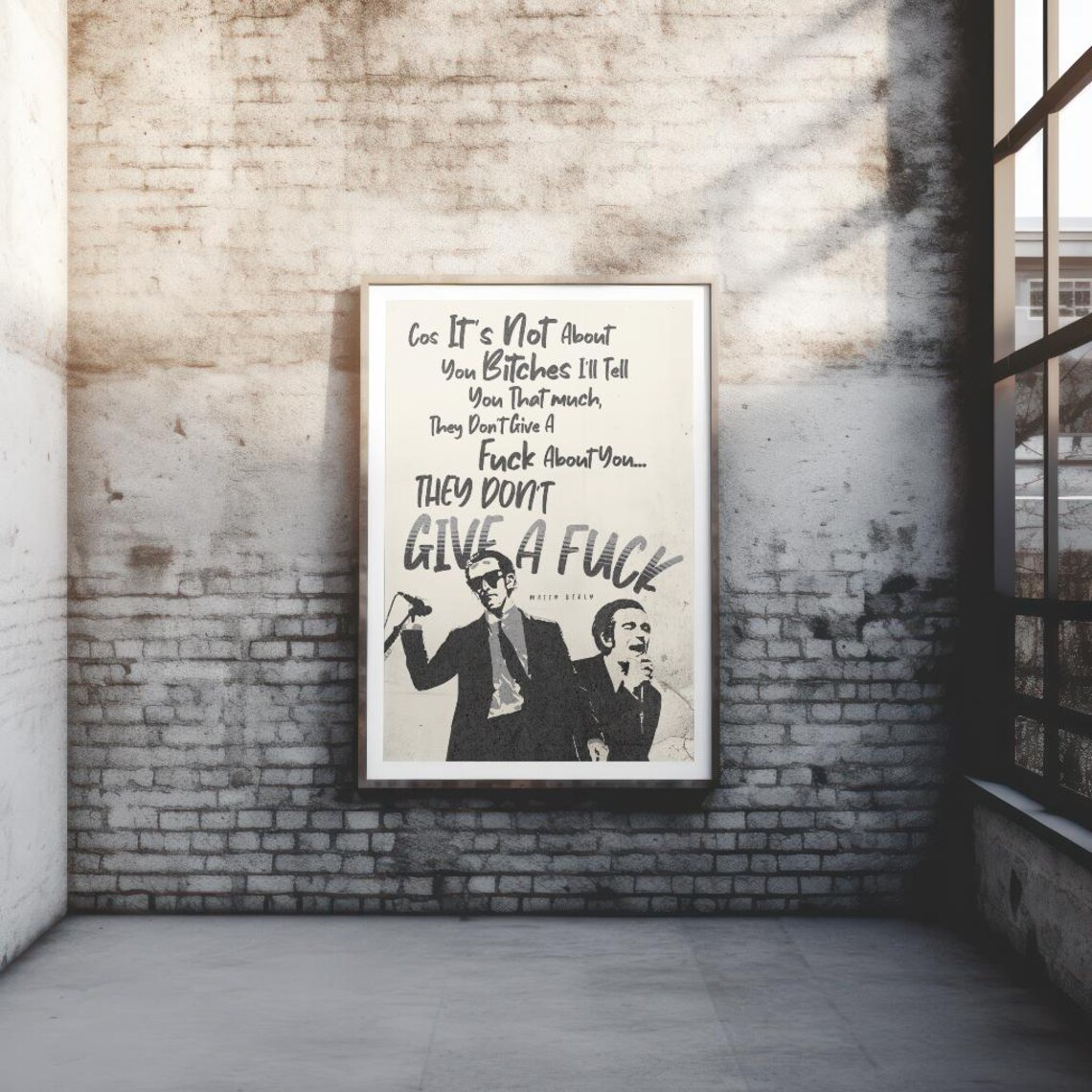 The 1975 Quote Poster Aesthetic Room Decor Minimal Wall Art Music ...