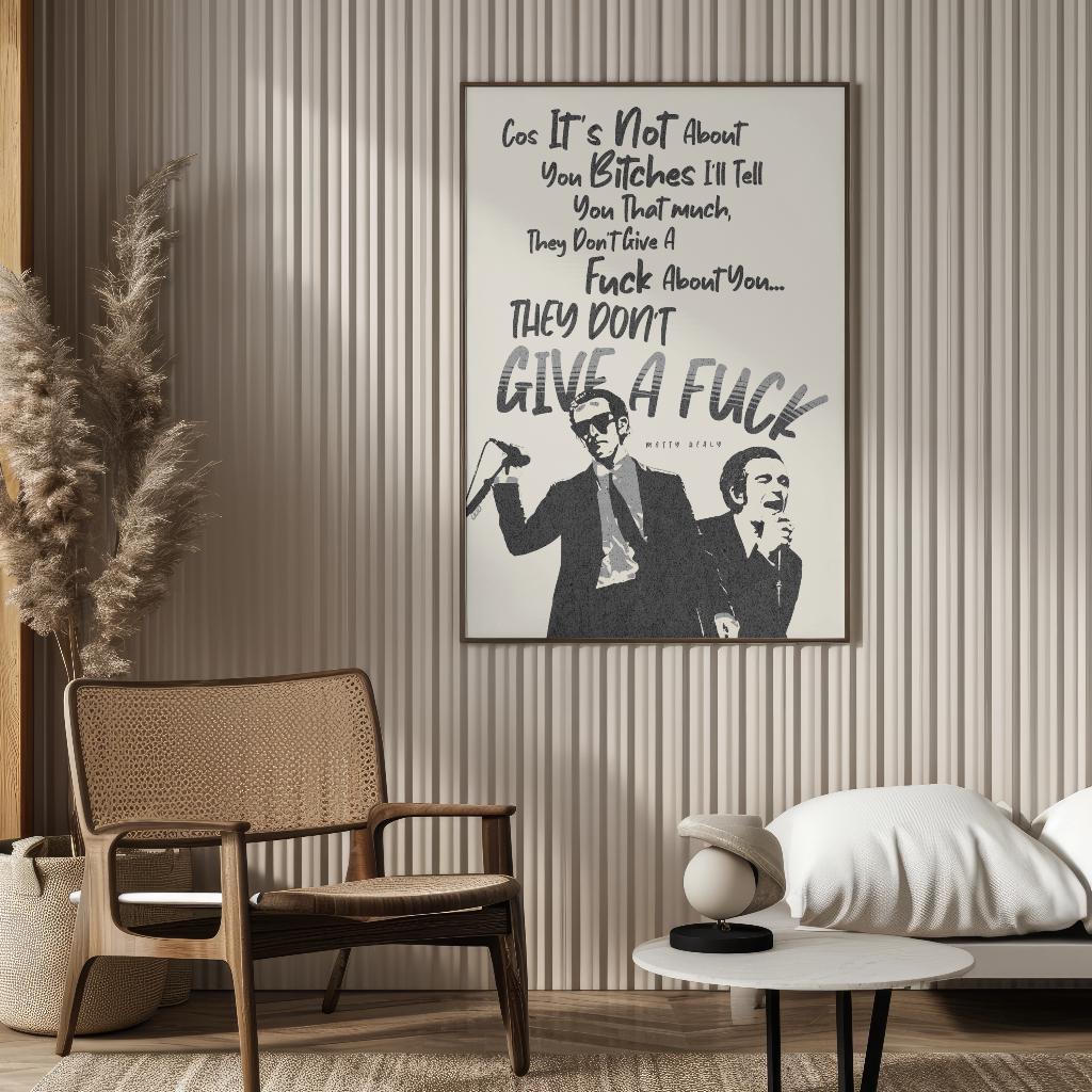 The 1975 Quote Poster Aesthetic Room Decor Minimal Wall Art Music ...