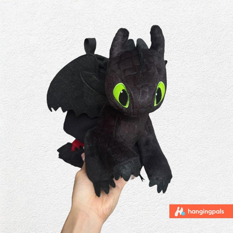 Toothless Dragon Chalk Bag: Handmade Climbing Bouldering Accessory - Etsy
