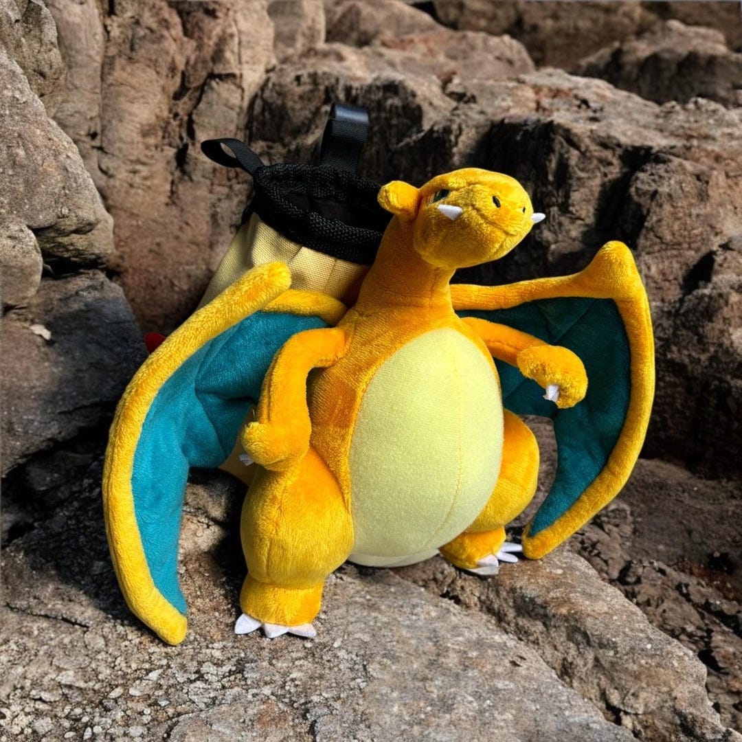 Limited Edition Charizard Pokémon Chalk Bag for Climbers - Etsy