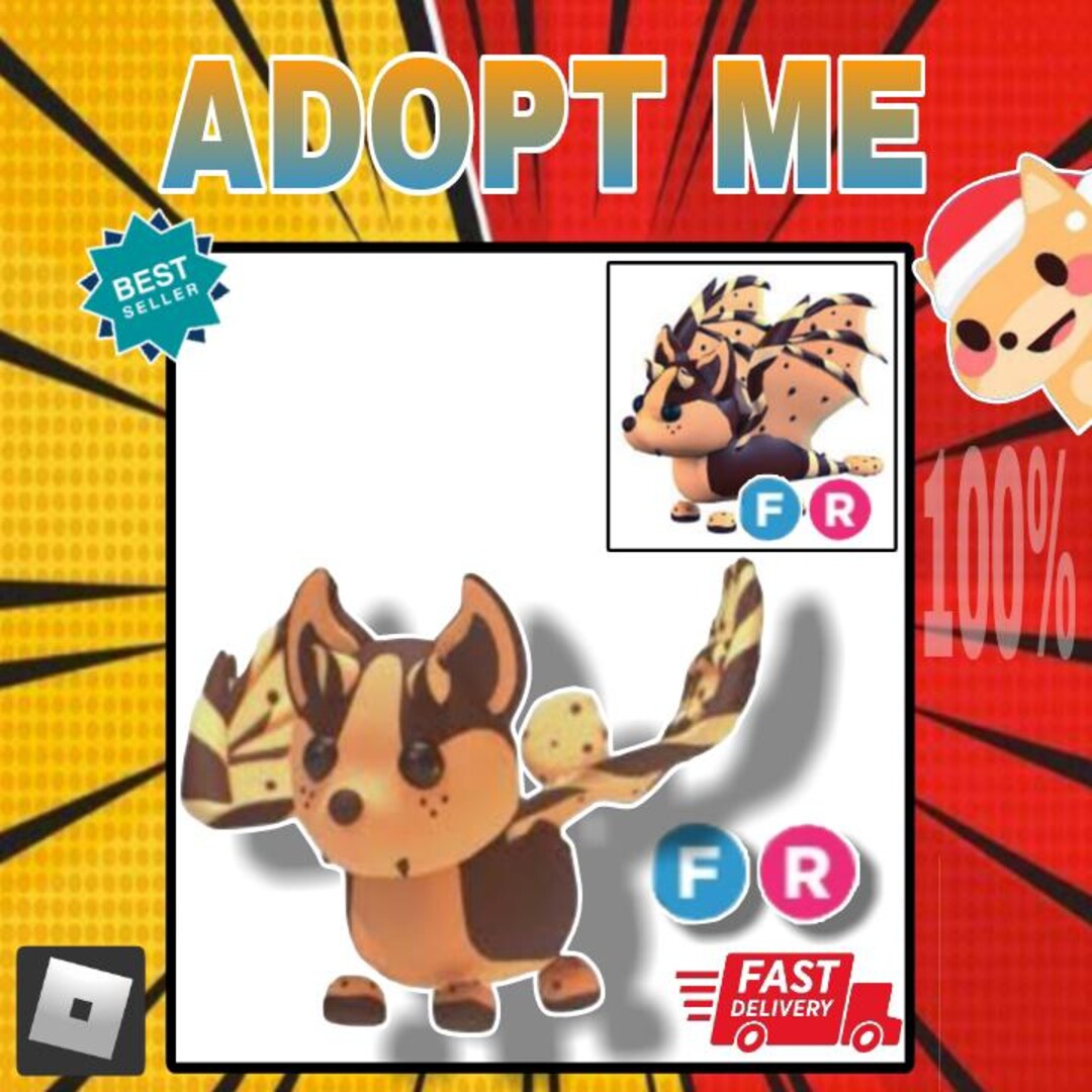 FR Chocolate Chip Bat Dragon Adopt From Me Quick Delivery - Etsy