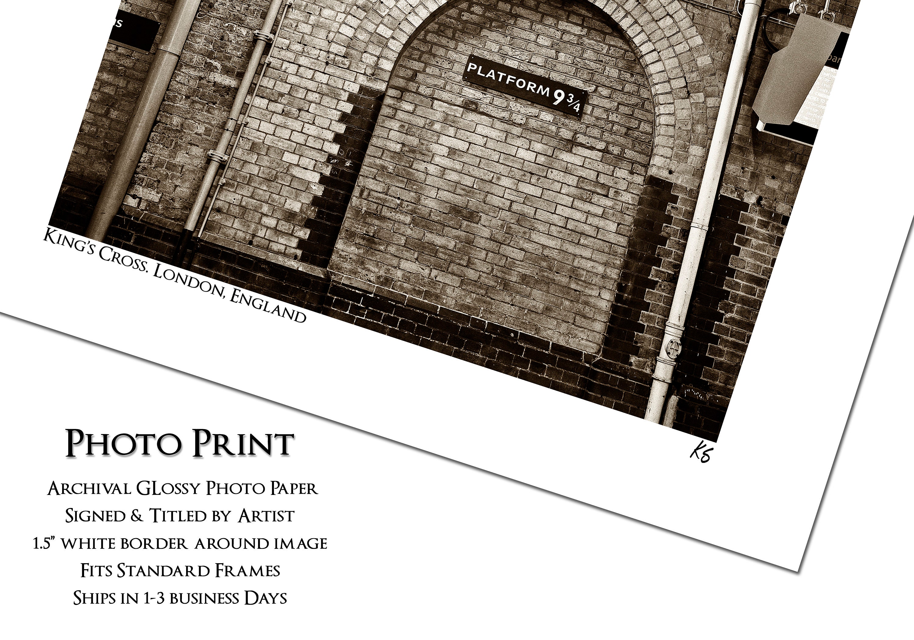 Platform 9 3/4. King's Cross. London, England. Harry Potter, Harry ...