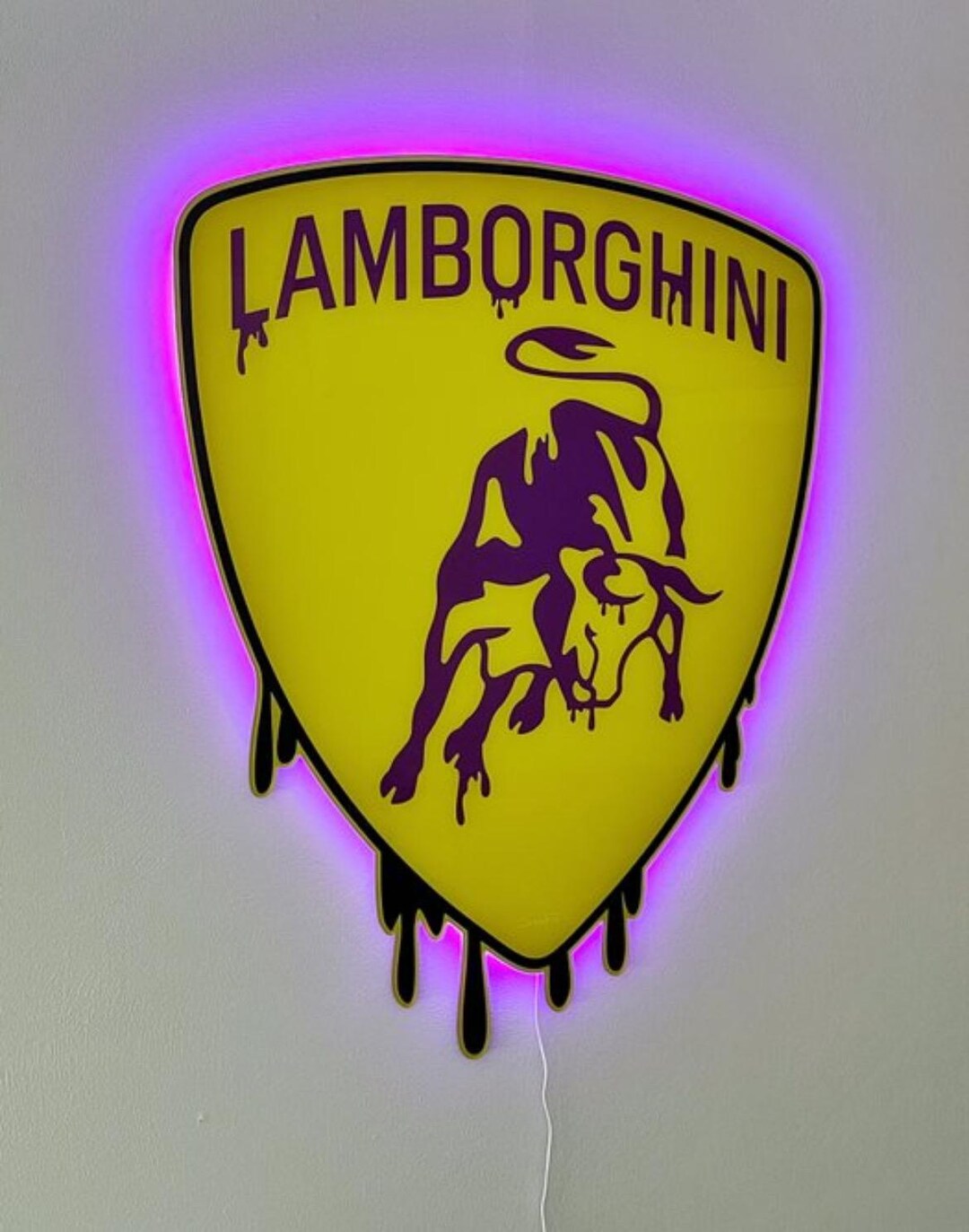 Lamborghini Embleem | Neon Sign | Limited Edition - Etsy