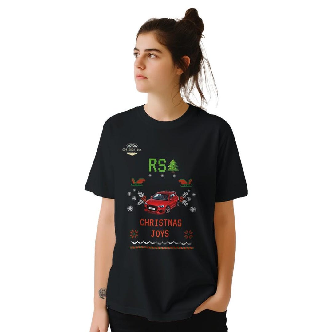 T-shirt Comfy Unisex Audi RS3 Chibi Style Tee With 'RS Tree' Pun ...