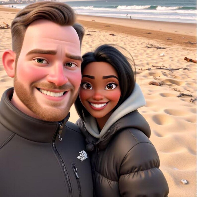 Custom Cartoon Family Portrait, Personalized Cartoon Animation From ...