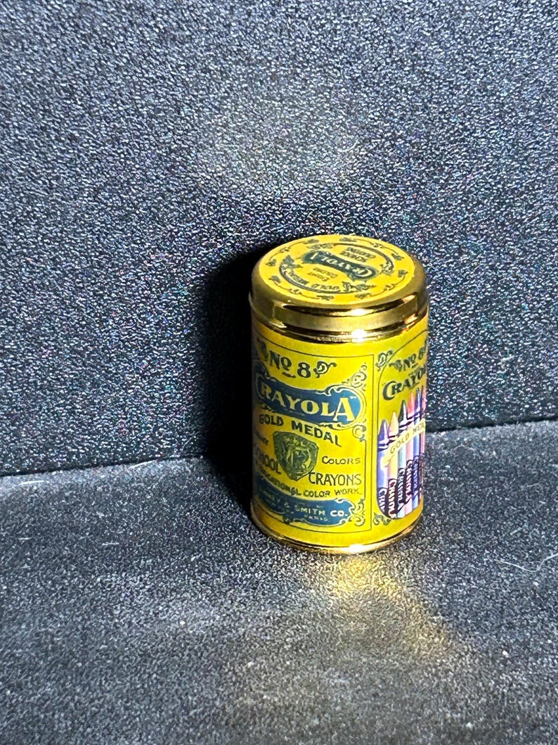 Luxury. Mini Brands: Retro Gold Crayola Crayon Can, Limited-production ...