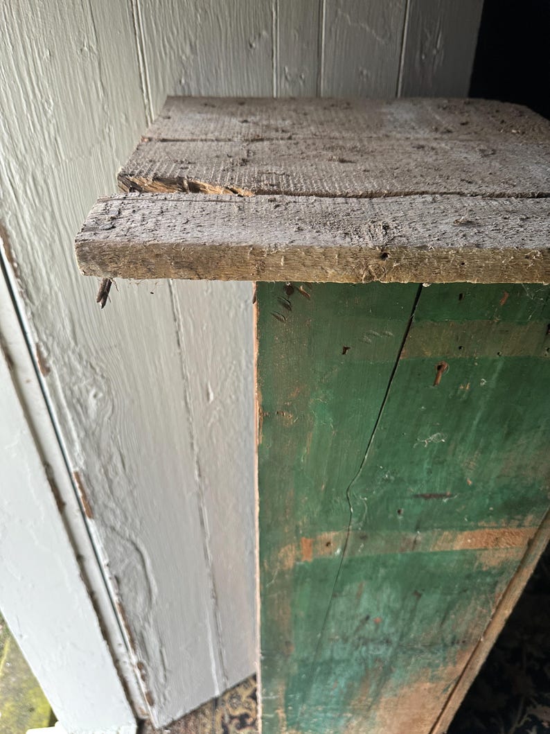 Old Chimney Cupboard - Rustic Primitive Antique Display - Collectable ...