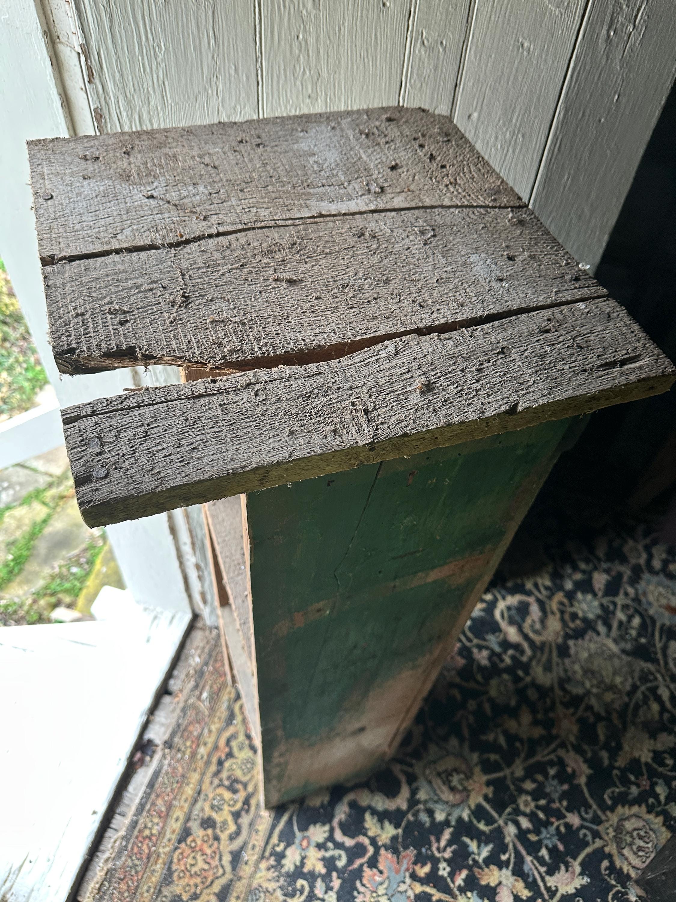 Old Chimney Cupboard - Rustic Primitive Antique Display - Collectable ...