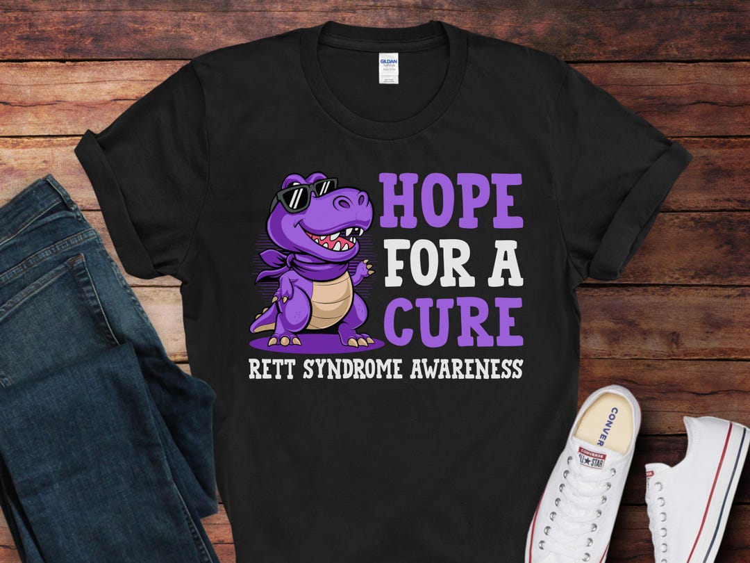 Hope for A Cure, Rett Syndrome T-shirt | Rett Syndrome Awareness Tee ...