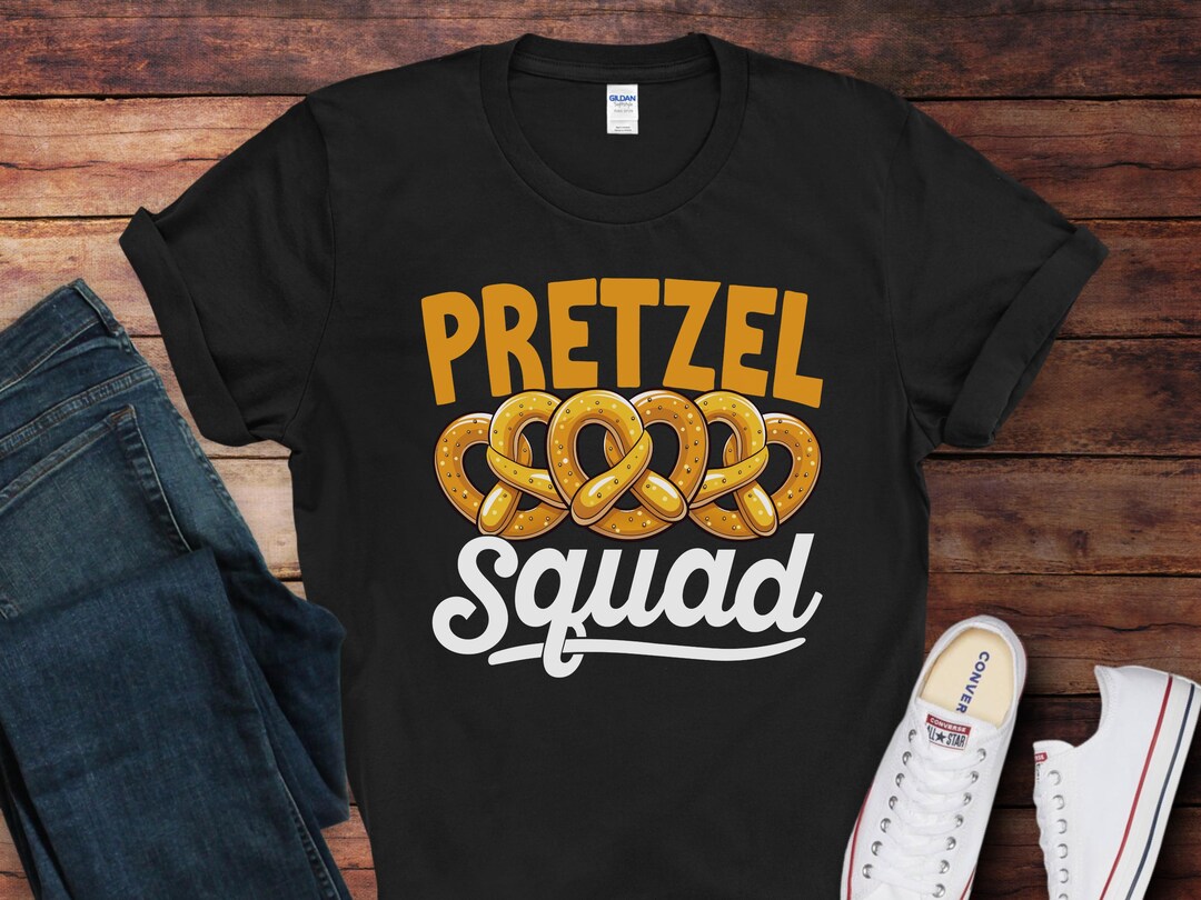 Pretzel Squad T-shirt | Funny Pretzel Shirt | Gift for Pretzel Lovers ...