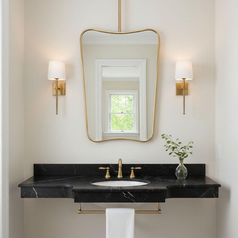 Hanging Brass Mirrors - Etsy