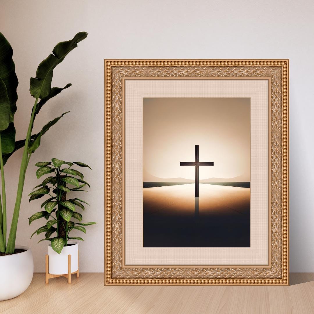 The Holy Cross, DIGITAL PRINT, Bible Art, Picture of Bible, Bible ...