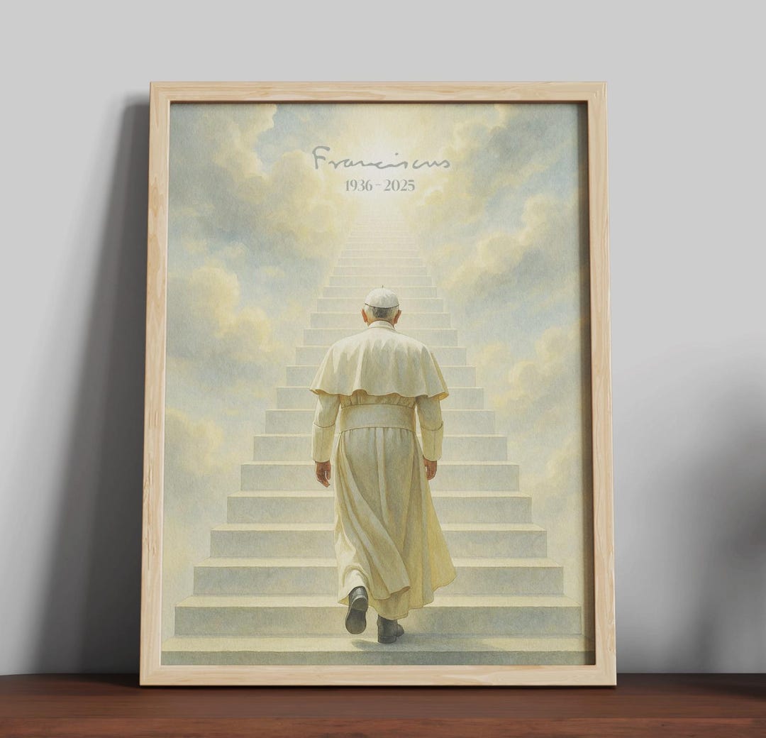 Pope Francis Art Print: Vatican Celestial Poster (digital Download) - Etsy