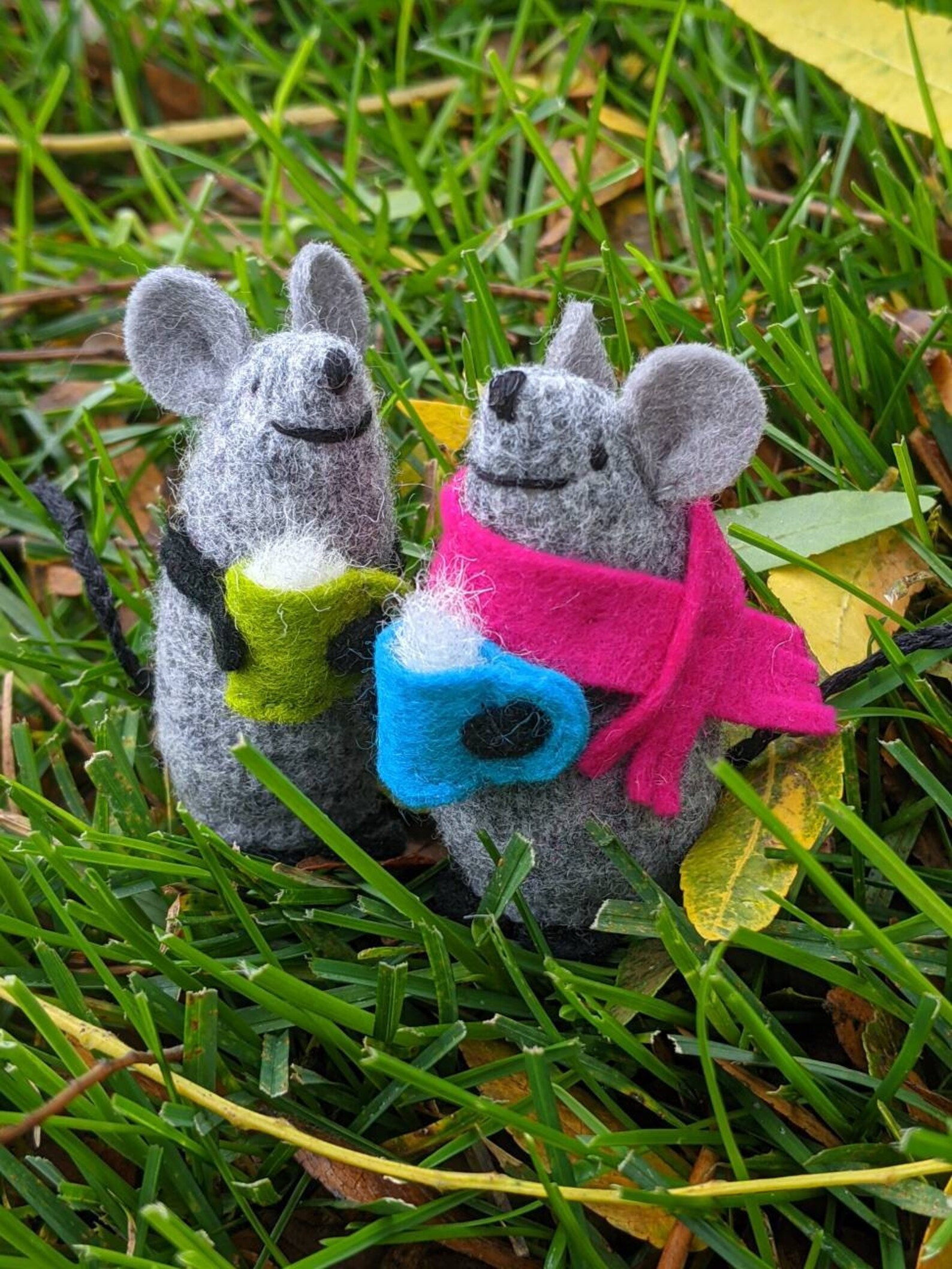 Coffee Mouse Mouse With Mug Toy Stuffed Mouse | Etsy