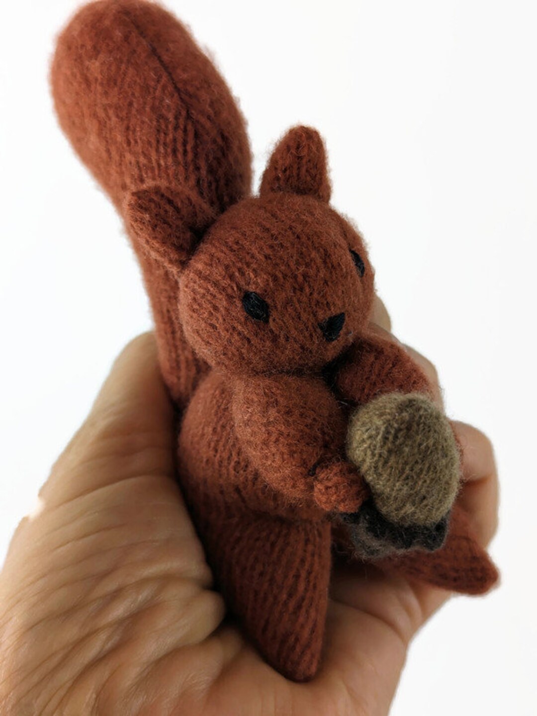 Toy Squirrel, Waldorf Toy, Natural Eco Friendly Plush Stuffed Animal ...