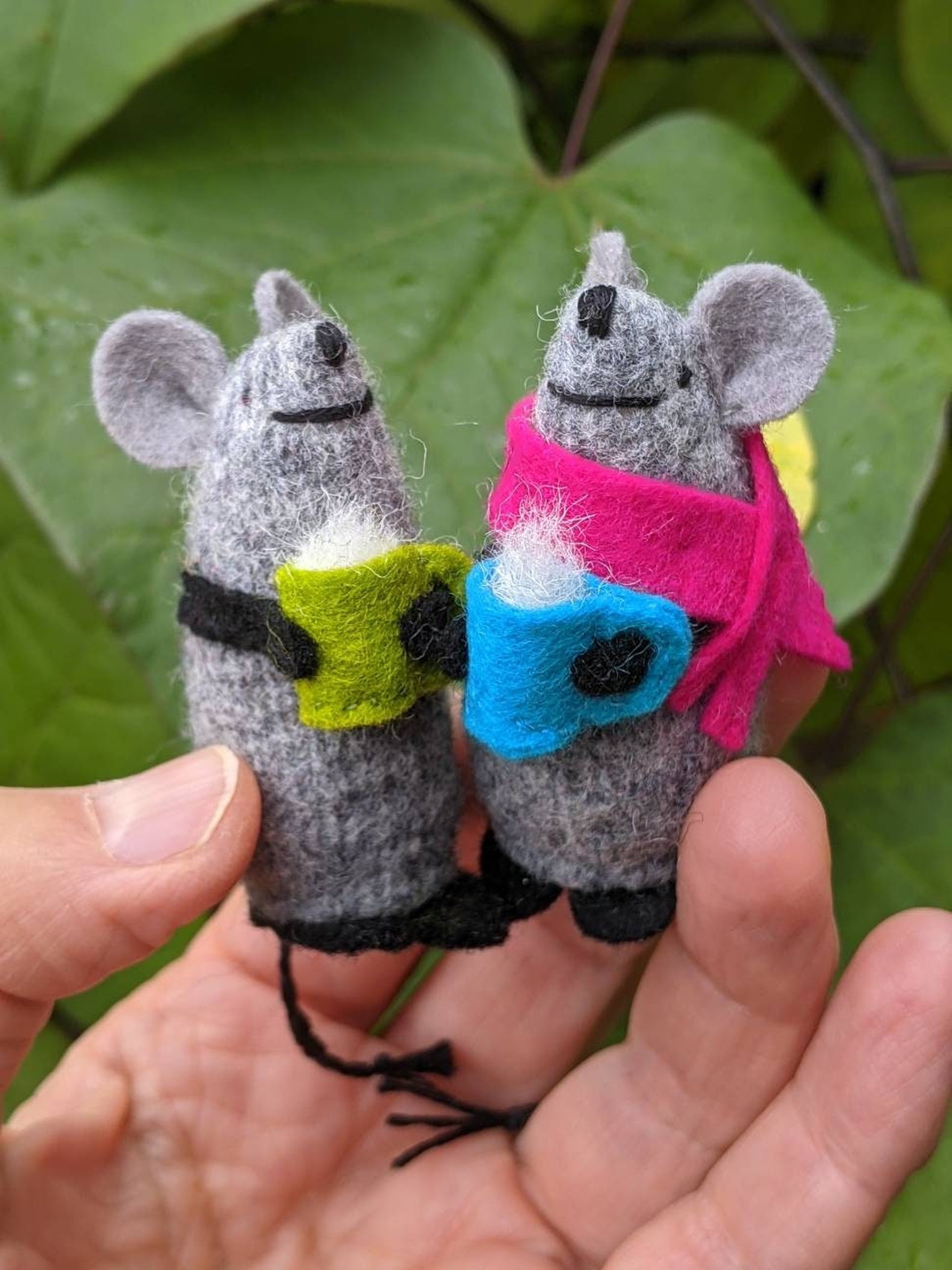 Coffee Mouse Mouse With Mug Toy Stuffed Mouse - Etsy