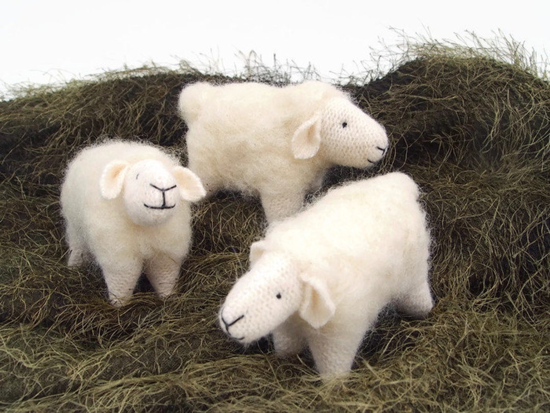 Woolly Sheep Toy, Waldorf Toy, Waldorf Sheep, Gift for Knitters ...