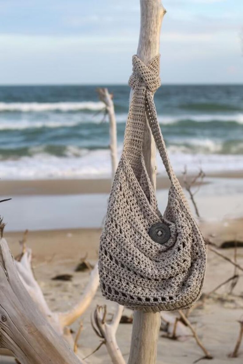 Grindstone Tote Bag Crochet Pattern - Stylish Reusable Market Bag PDF ...