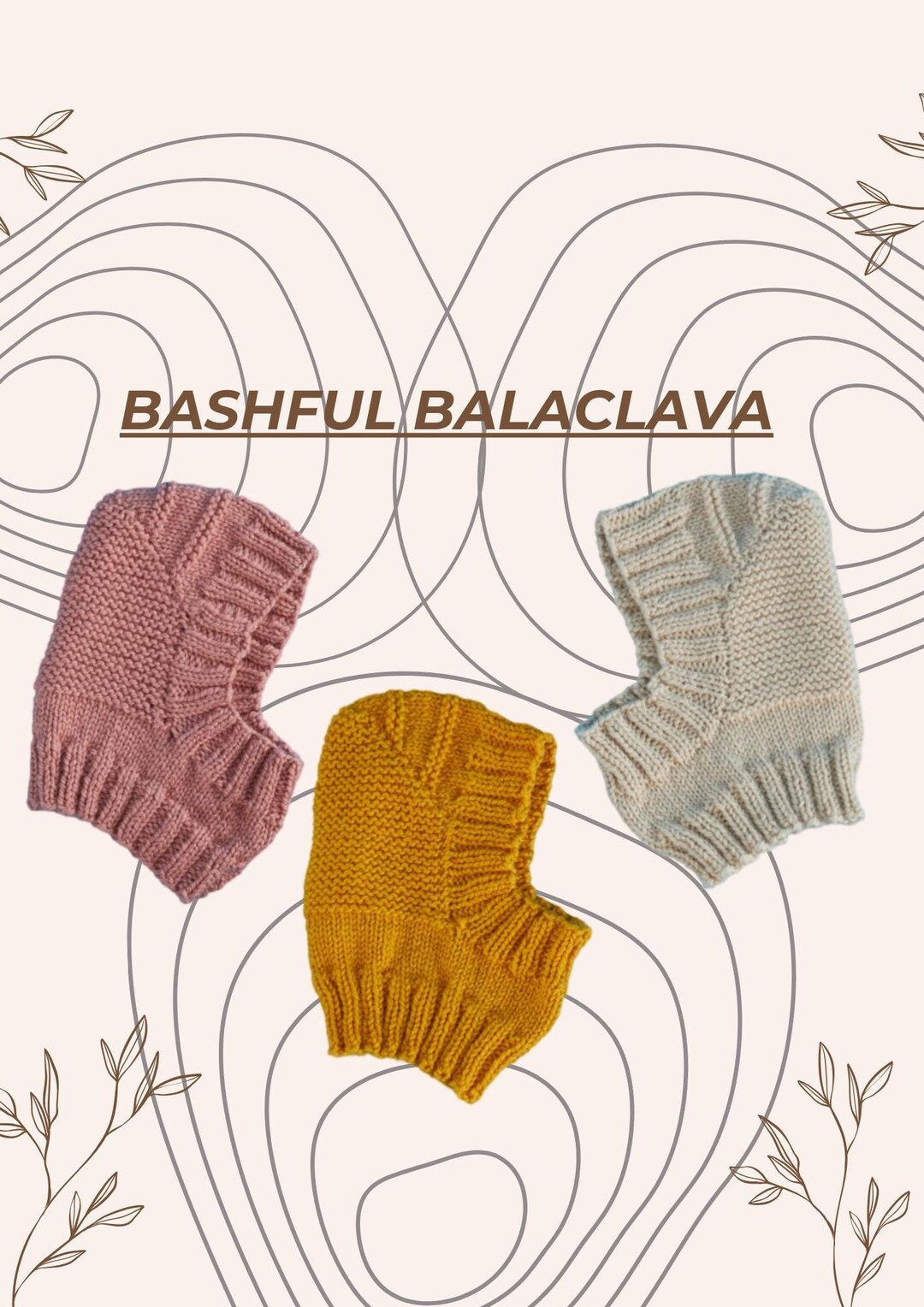 Cozy Winter Balaclava Knitting Pattern Chunky Women's Wool Hat Design ...