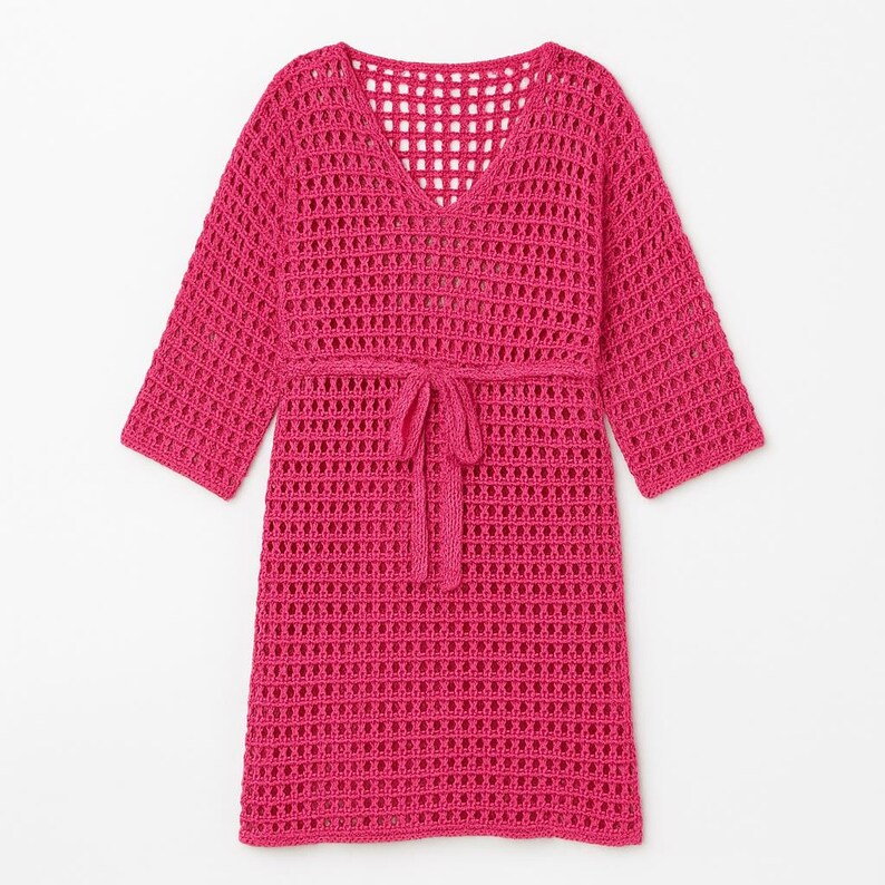 Beginner Crochet Dress Pattern – Funfetti Summer Cover-up – Caron Cakes ...