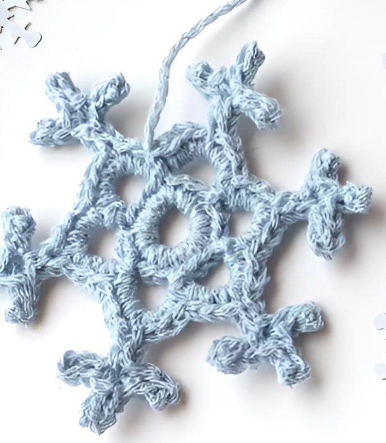 Magical Crochet Snowflake Pattern - DIY Winter Wonderland Craft - Etsy