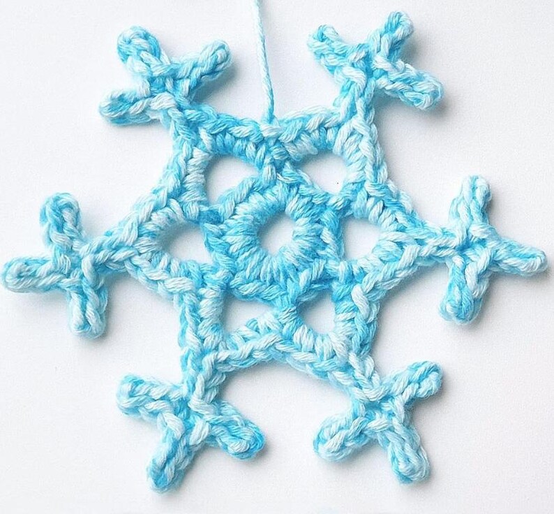 Magical Crochet Snowflake Pattern - DIY Winter Wonderland Craft - Etsy