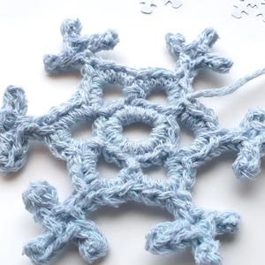 Magical Crochet Snowflake Pattern - DIY Winter Wonderland Craft - Etsy