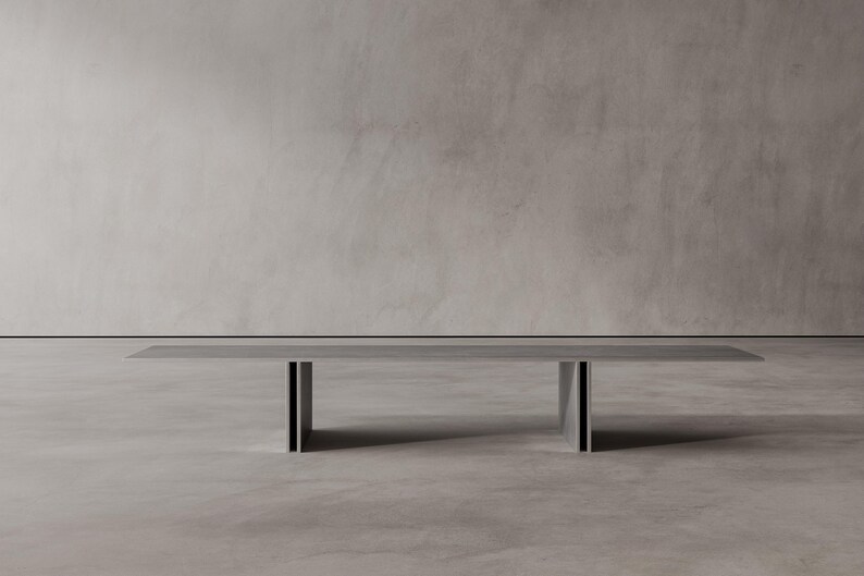 Minimal Stainless Steel Coffee Table - Etsy