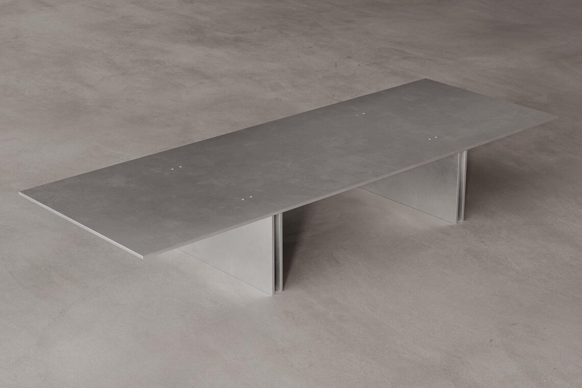 Minimal Stainless Steel Coffee Table - Etsy
