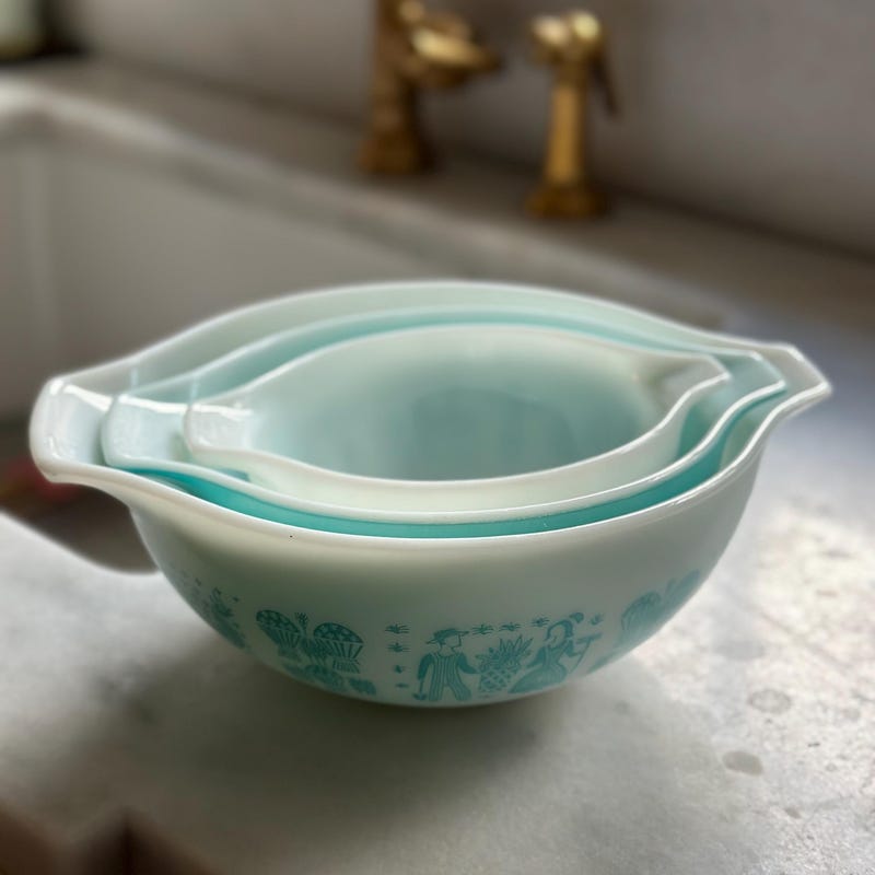 Pyrex Bowl Set - Etsy