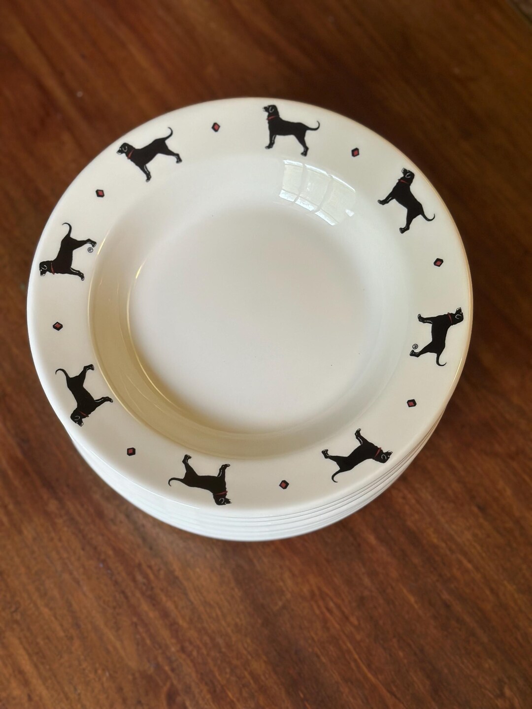 Homer Laughlin Black Dog Bowl Set - Etsy Canada
