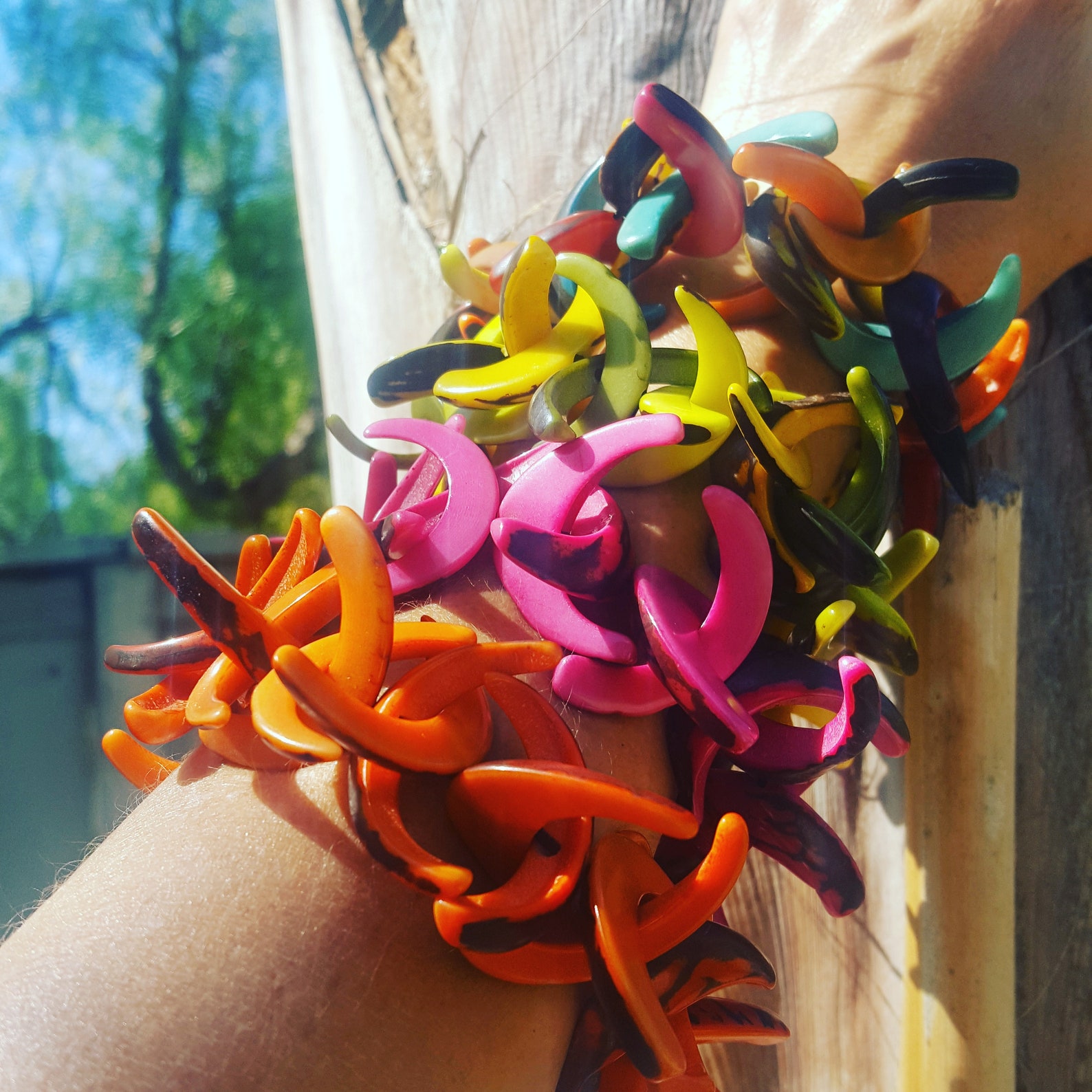 Rustic Tagua Bracelets/ Chunky Statement Bracelets/c Bracelet/ - Etsy