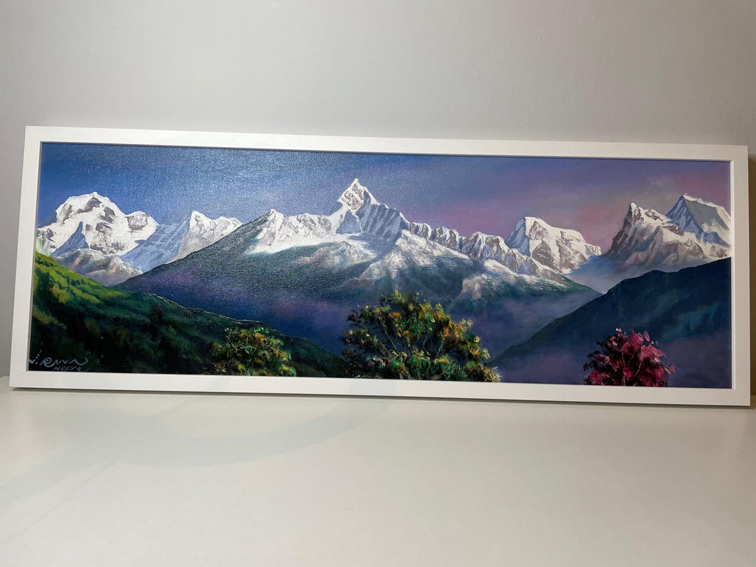 Sacred Peaks of the Annapurna Range – Machhapuchhre & Annapurna Acrylic ...