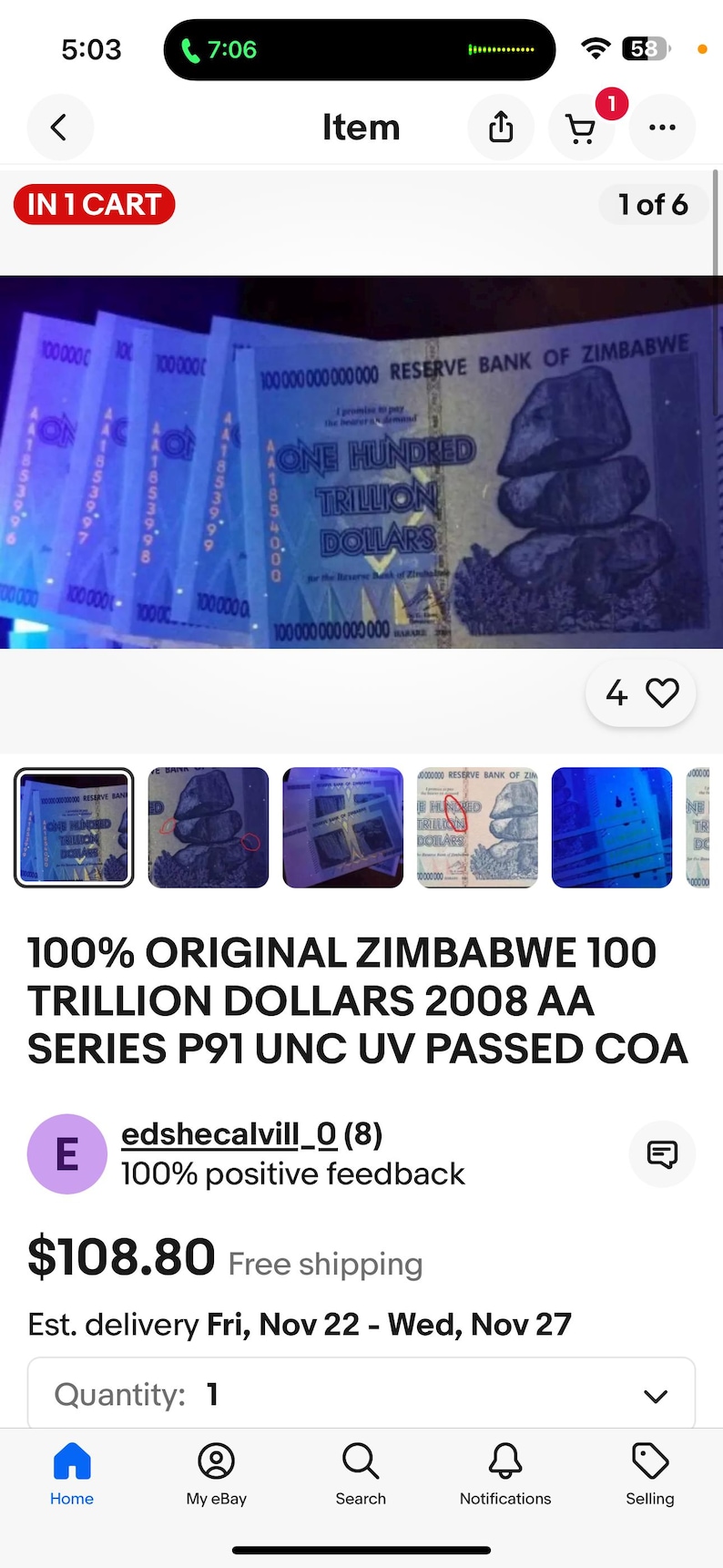 100 Trillion Zimbabwe Note - Etsy
