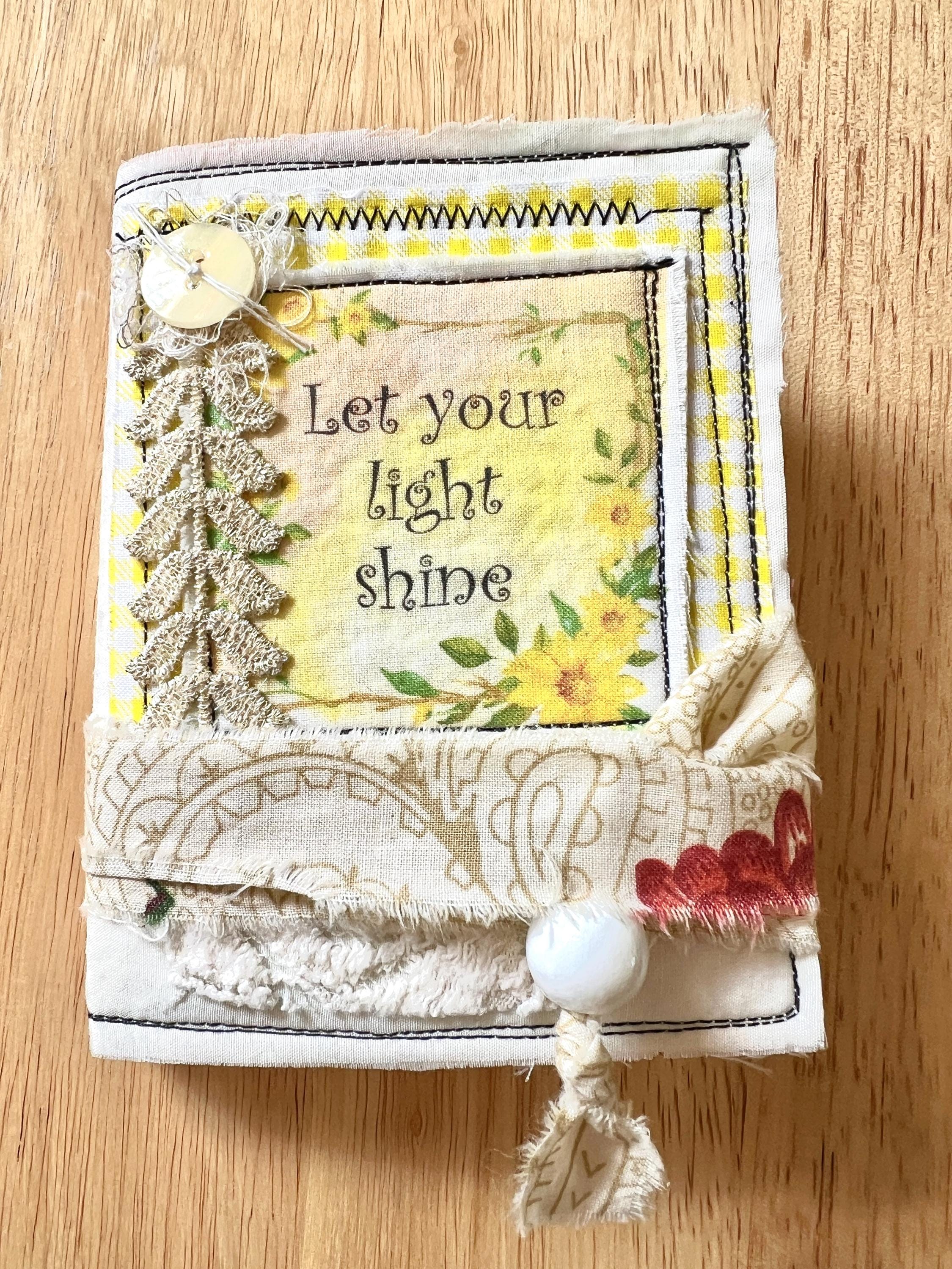 A "let Your Light Shine" Junk Journal, Valentine's Day Gift, Hostess ...
