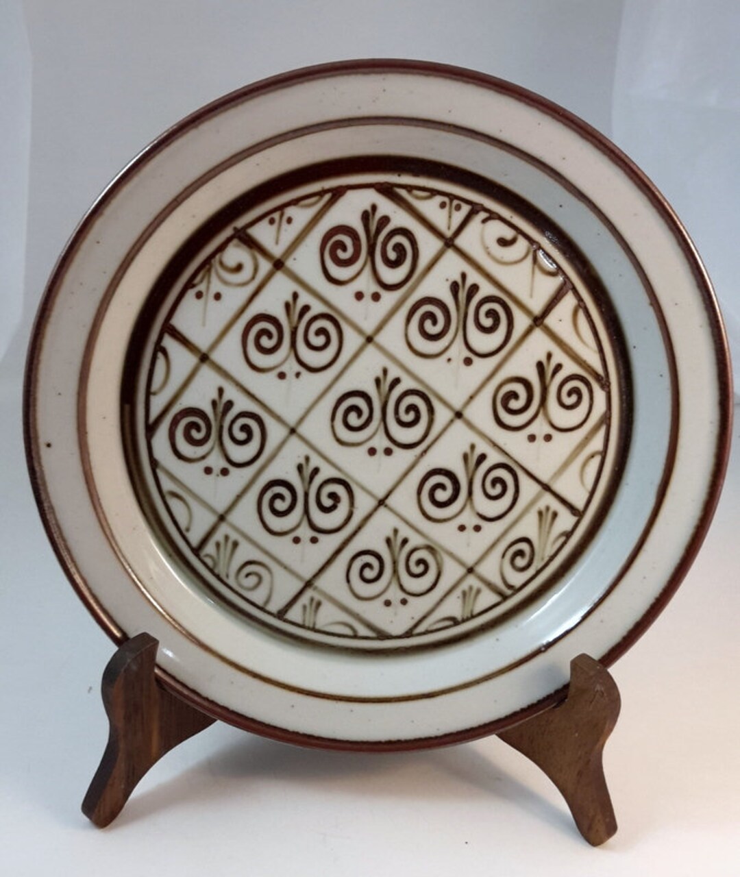 DANSK Niels Refsgaard Fleur De Lis Pattern - Platter Medium Sized - Etsy