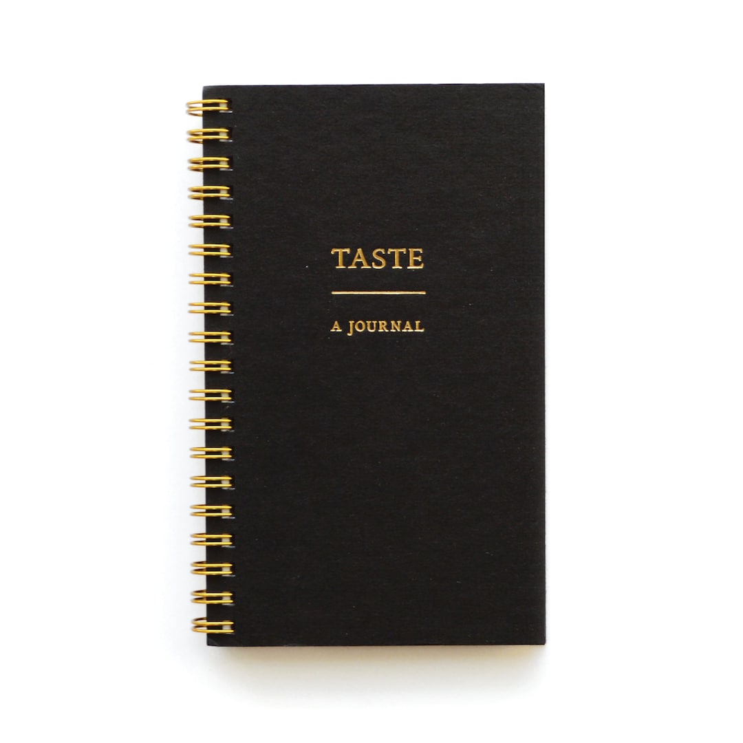 Taste Journal (black) - Etsy