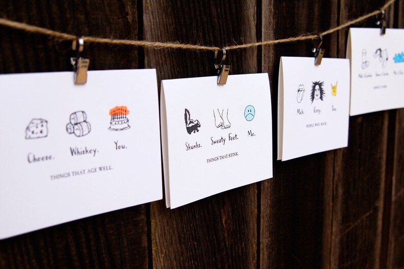 I Stink Letterpress Card - Etsy