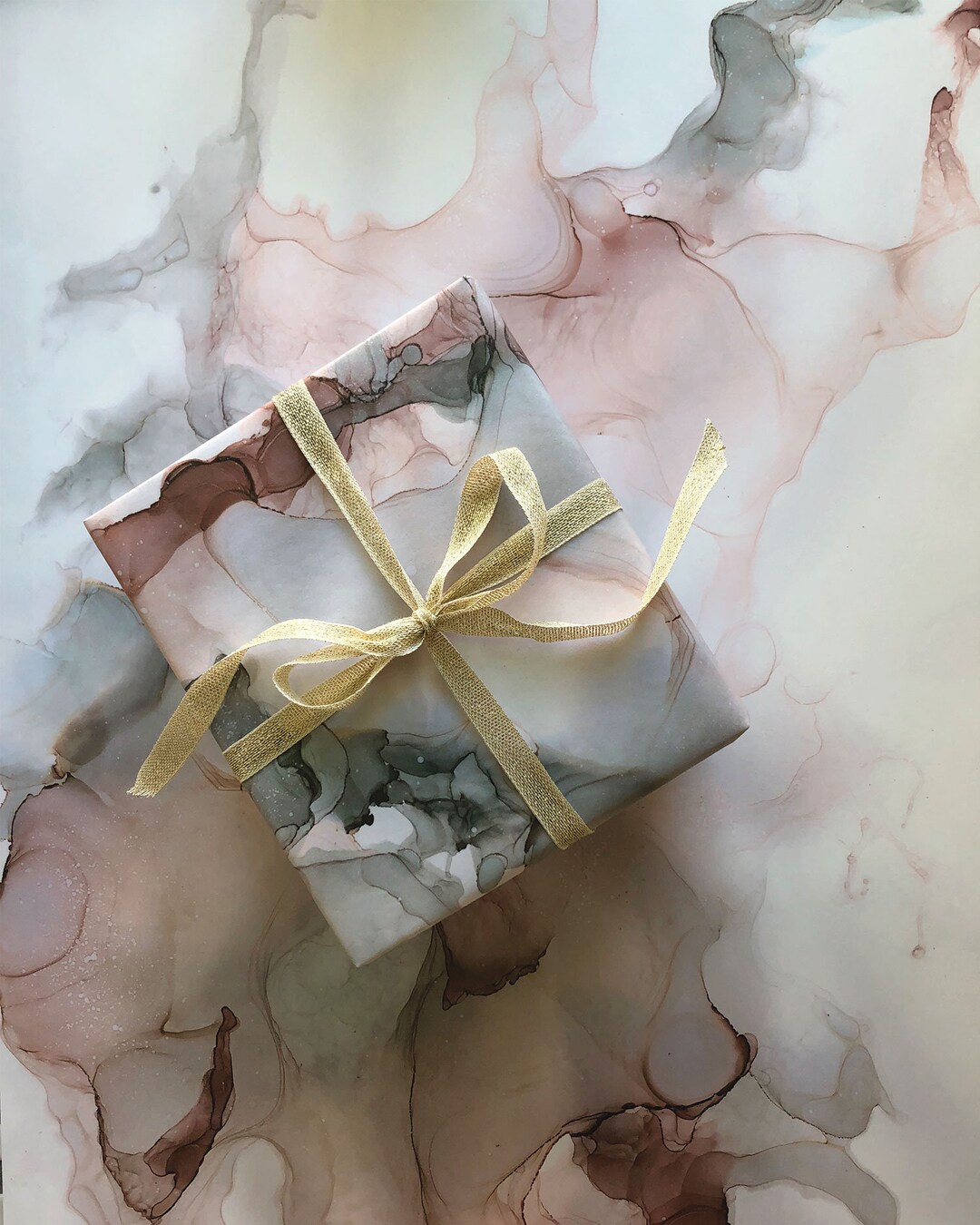 Pink Grey Gift Wrap - 3 Single Sheets - Etsy