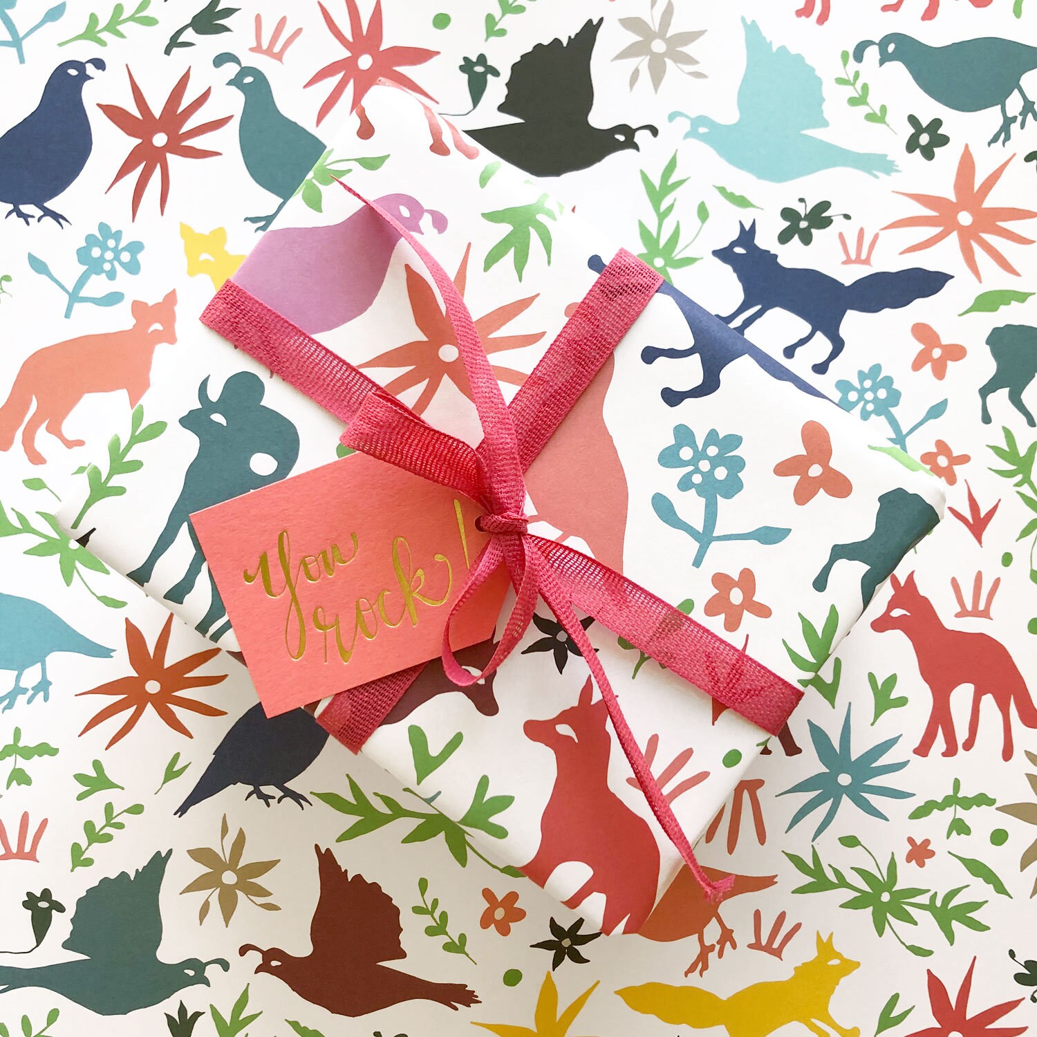 Otomi Multi Gift Wrap 3 Single Sheets - Etsy