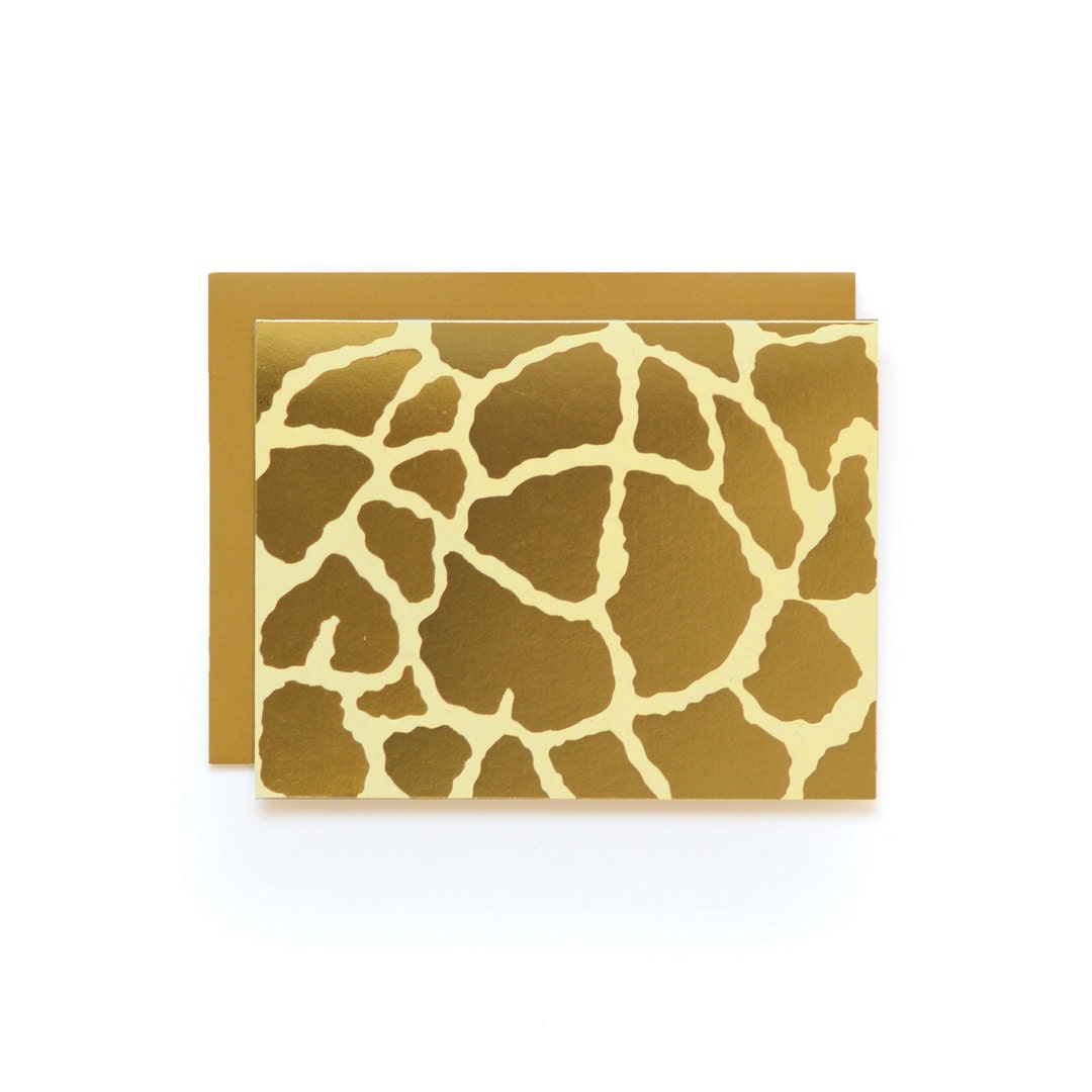 Giraffe - Box Set of 6 Letterpress Cards - Etsy