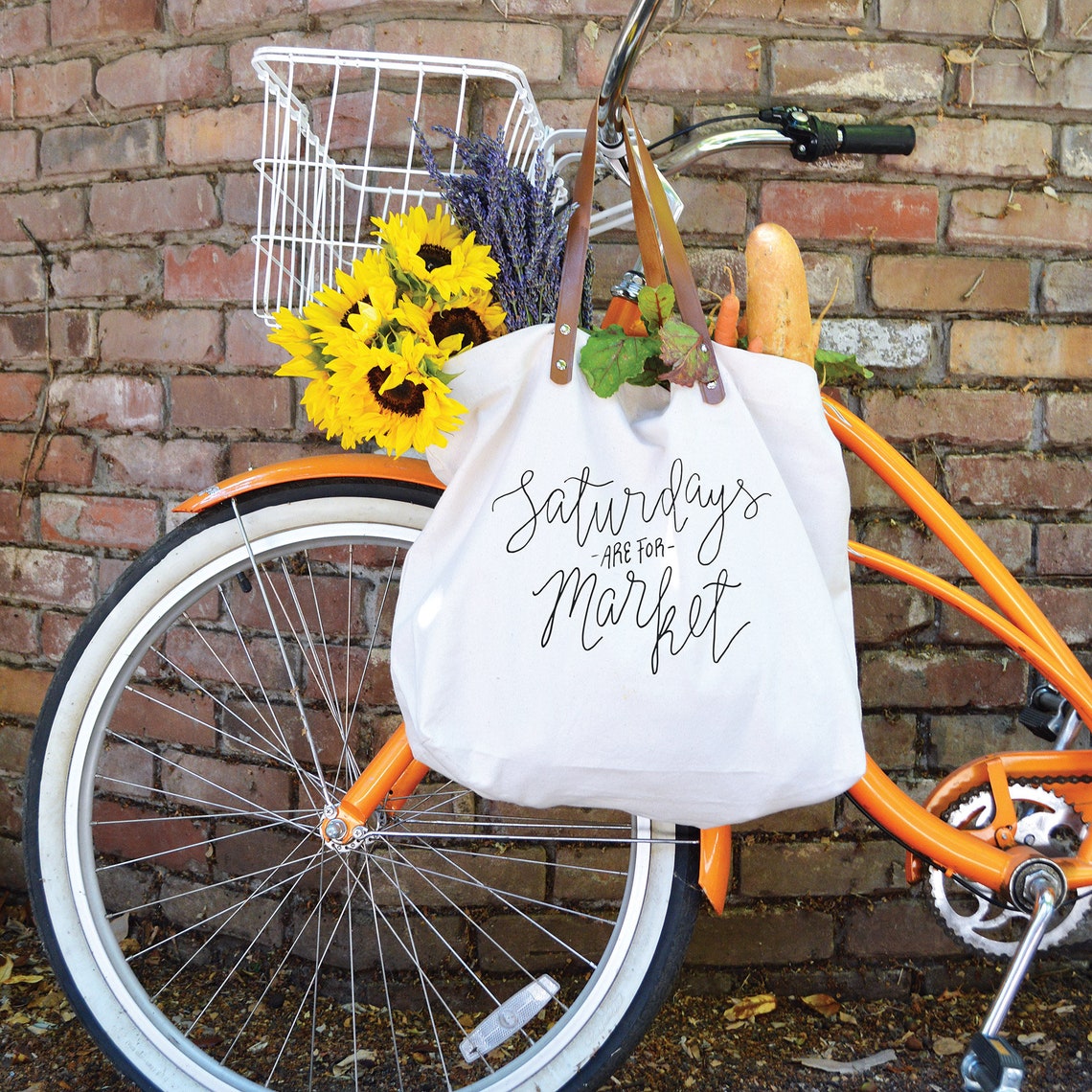 Saturdays Are for Market Tote Bag - Etsy