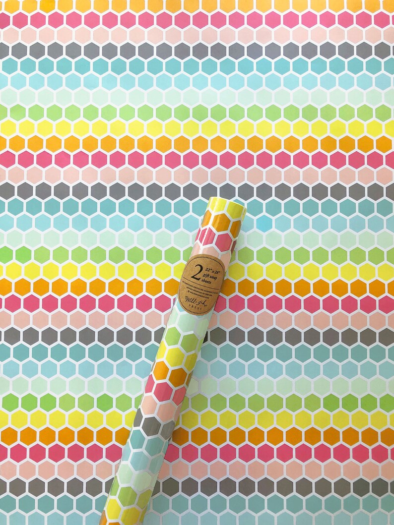 Happy Hex Wrap - Roll of 2 - Etsy