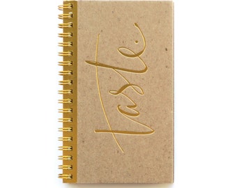 Taste Journal black | Etsy