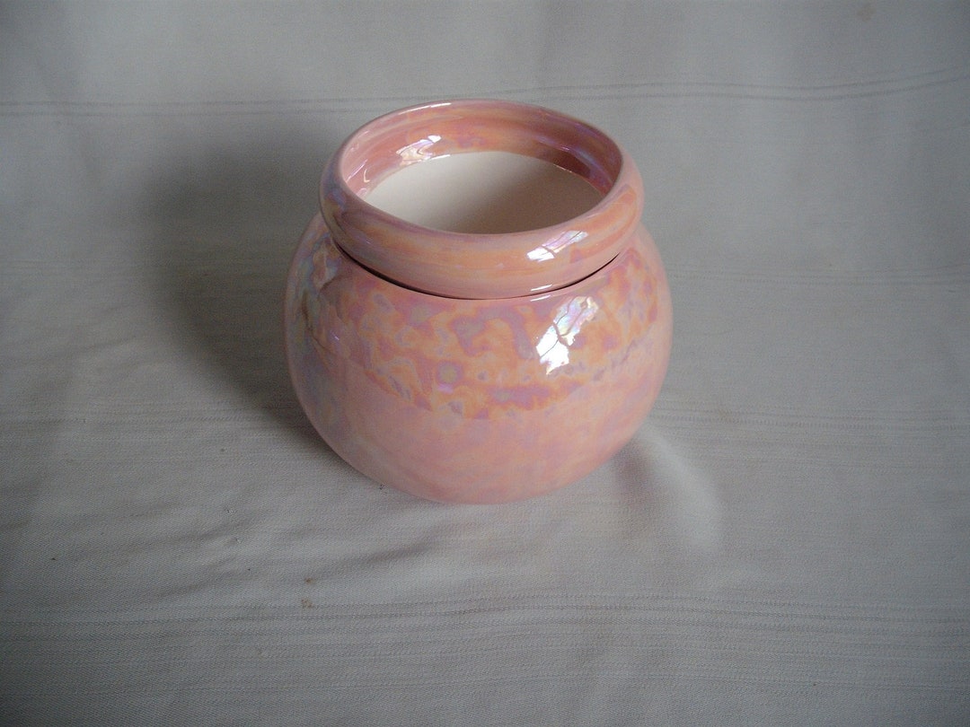 Small Ceramic African Violet Pot Planter / Mother of Pearl - Etsy