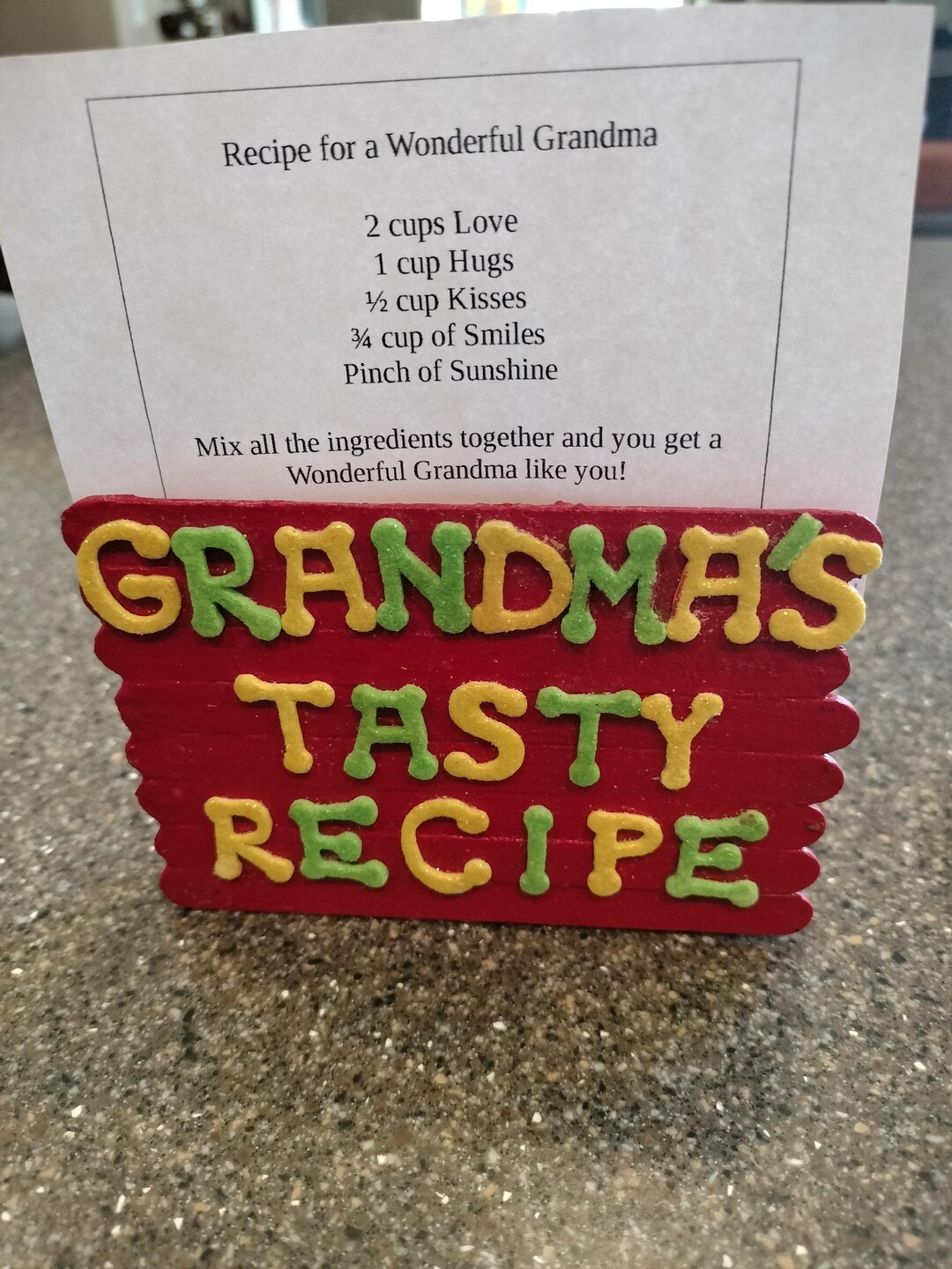 Personalized Recipe Card Holder - Etsy