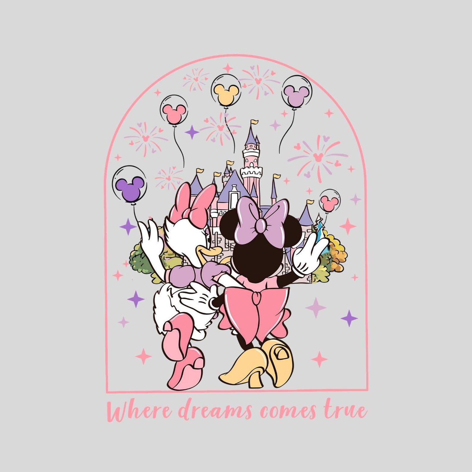 Minnie and Daisy Besties PNG, Daisy Duck and Minnie Mouse PNG, Magical ...