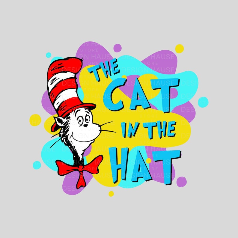 Reading Seuss PNG, Cat in the Hat Svg, Teacher Dr Seuss Design Png ...