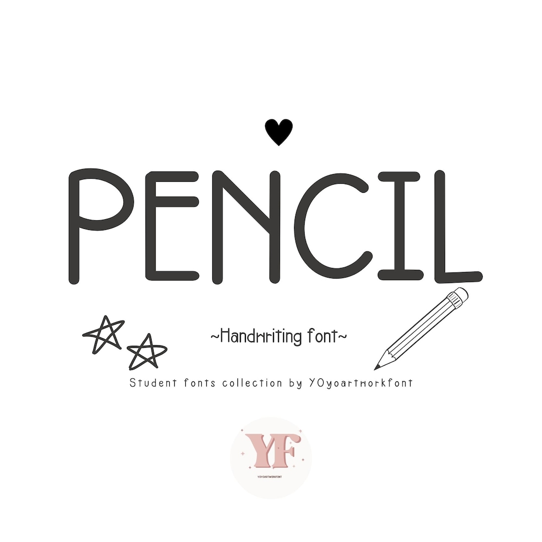 Clean Handwriting Font Perfect for Study or Work Note - Etsy