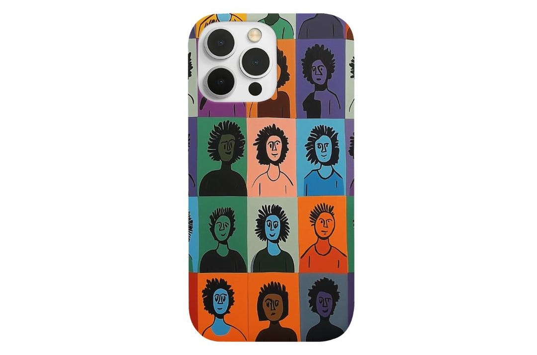 Pop Art Afro Phone Case | African American Cartoon Design | Case for ...